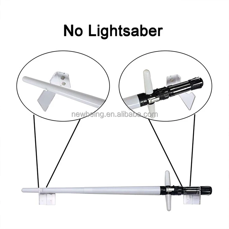 Lightweight Wall-mounted Acrylic Lightsaber Stand PMMA Material ...