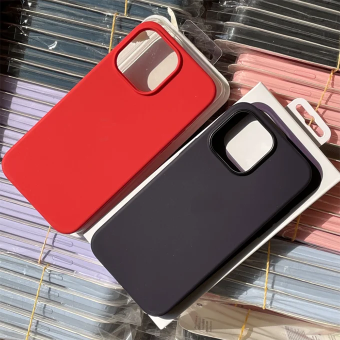 Case 16 Silicone logo Original Factory Magnetic clear Tpu Charging ...