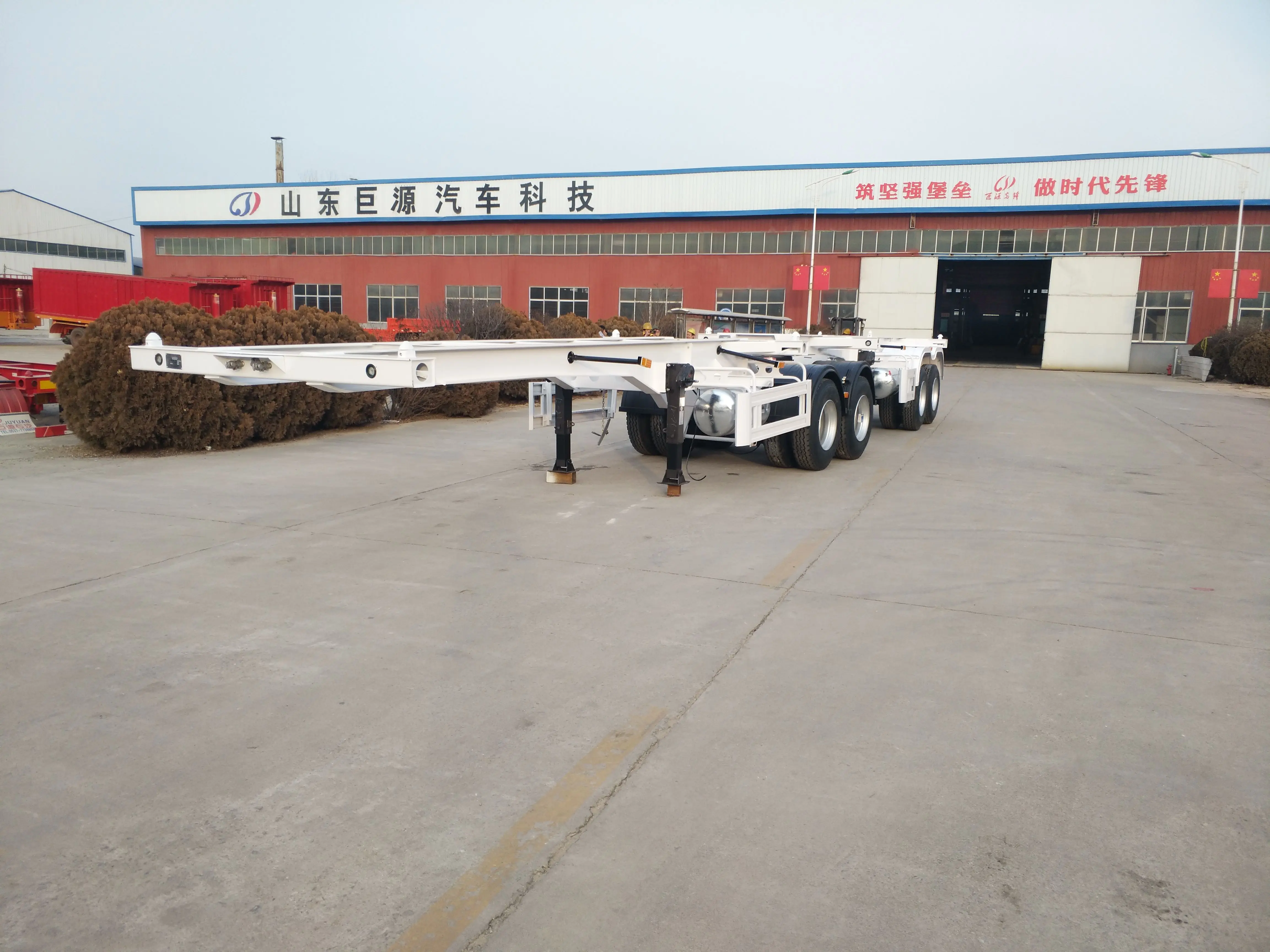 40ft Skeletal Tandem Interlink Semi Trailer - 6 Axles