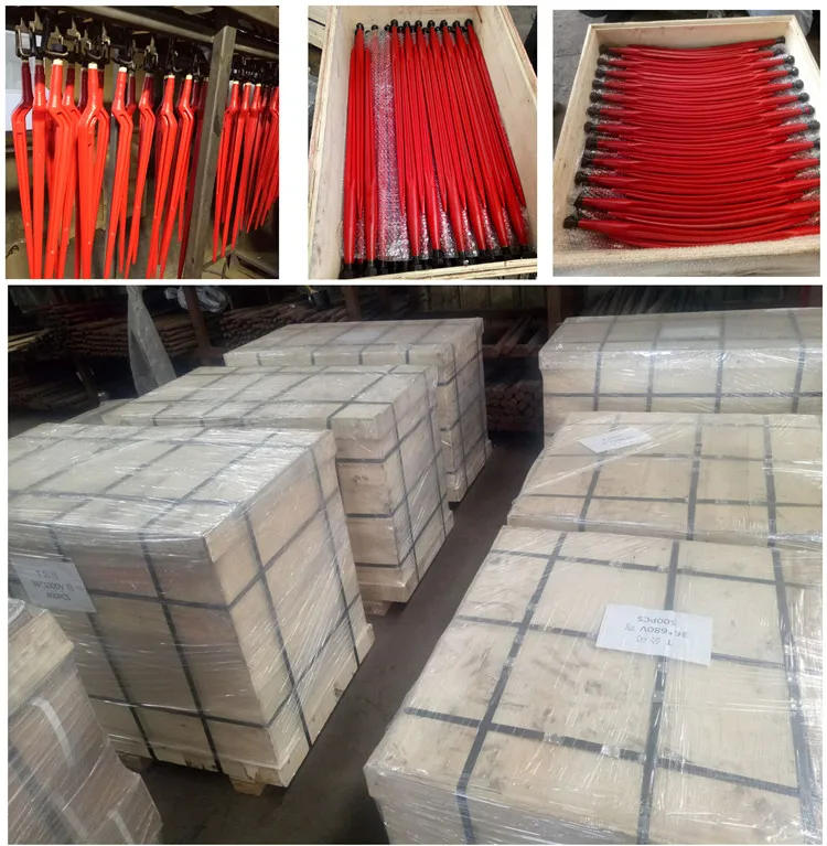 Curved Bale Hay Spike With Hex Nut And Sleeve For Buckets Tractors ...