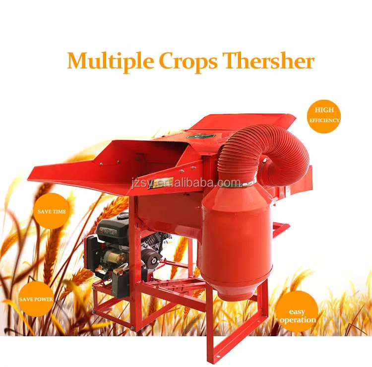 Paddy Rice And Wheat Gain Soybean Large Thresher Machine Mobile ...