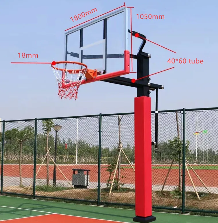 Portable Basketball Hoop - Adjustable Height & Shatter Proof