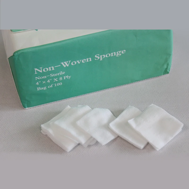 Surgical Gauze Swab Sponges Squares Packs Medical Non Woven Sterile ...