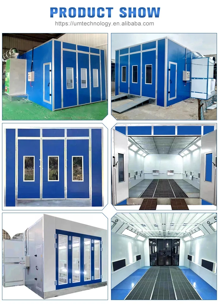 Sturdy Dual Base Design Automotive Paint Booth - CE/ISO