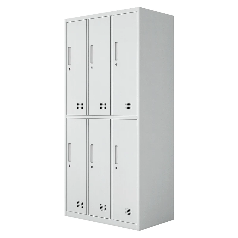 Metal Lockers 6 Door Storage Staff Worker Locker 6 Door School Locker ...