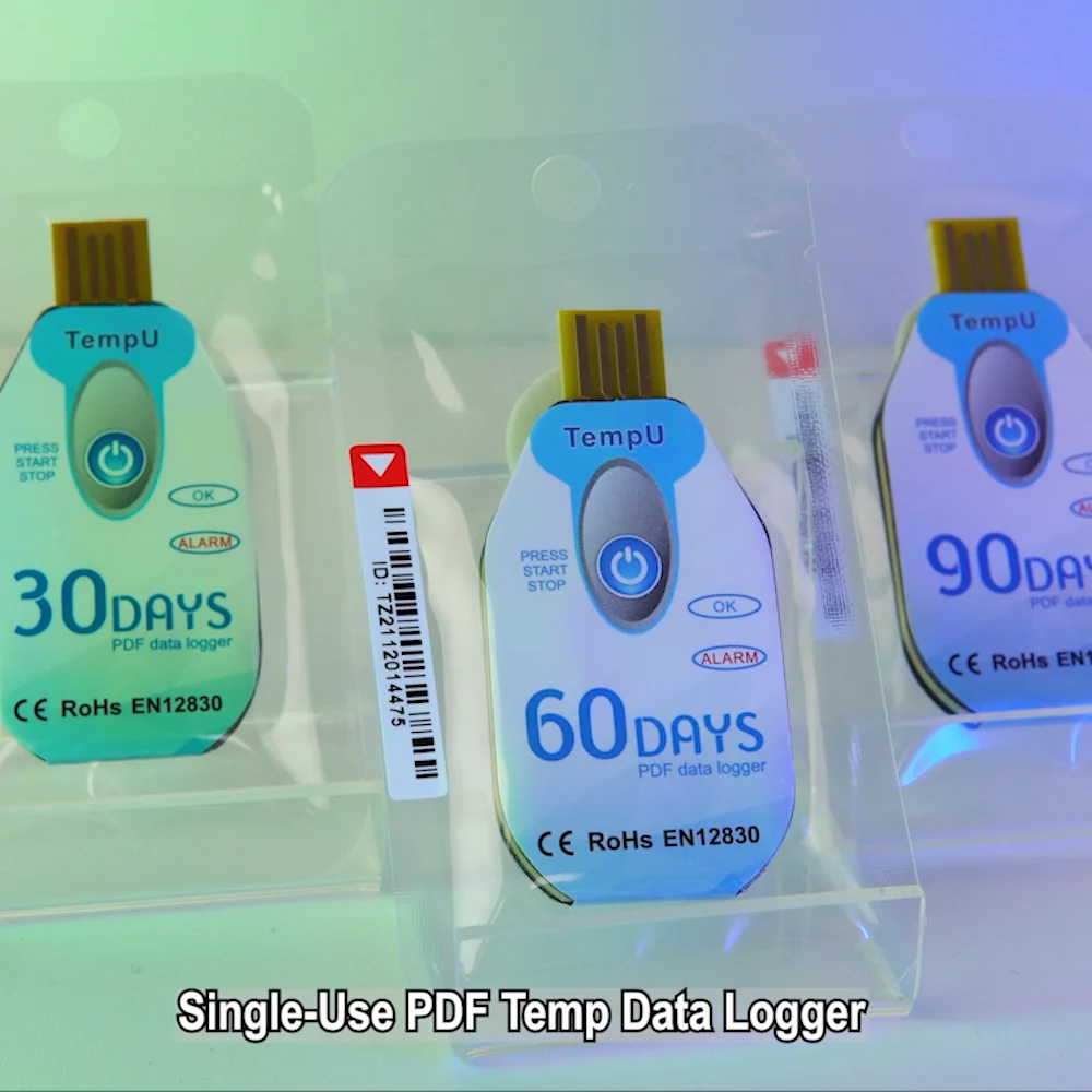 One-time Use Usb Data Logger Temperature Recorder Instrument - Buy Datalogger Temperature Data ...