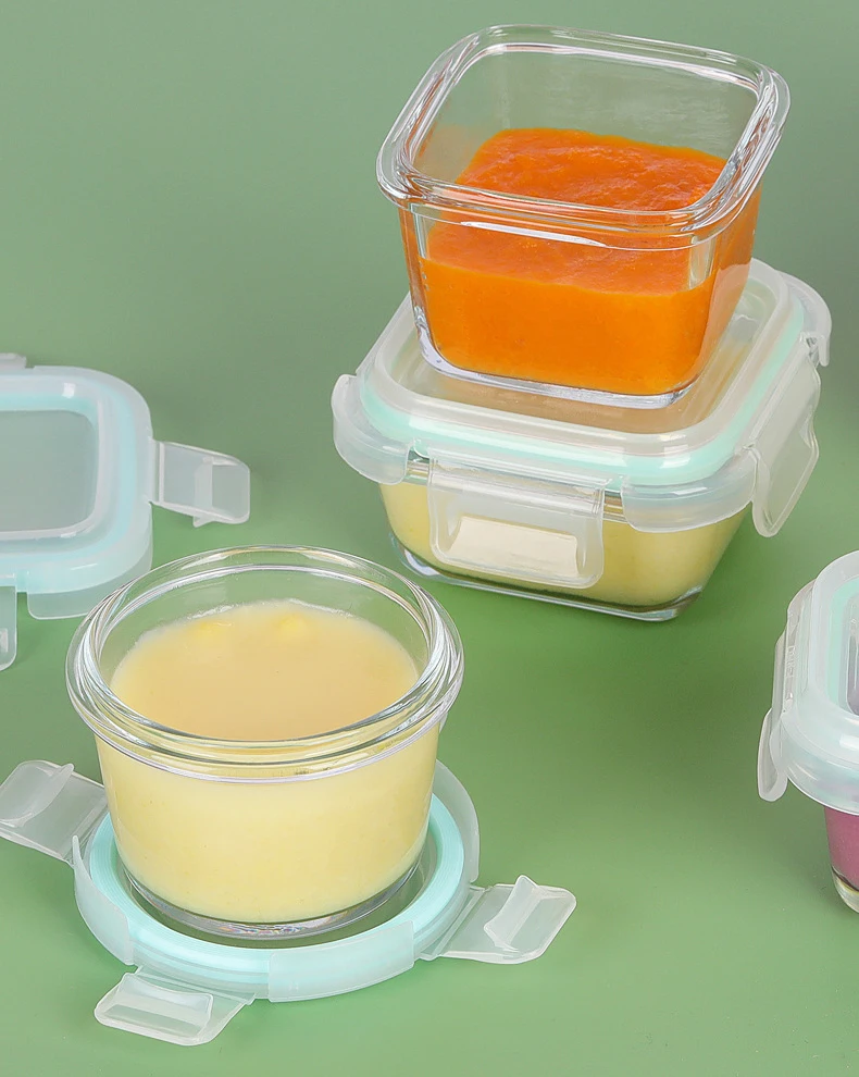 Mini Glass Food Storage Containers,Small Glass Jars With Bpa-free ...