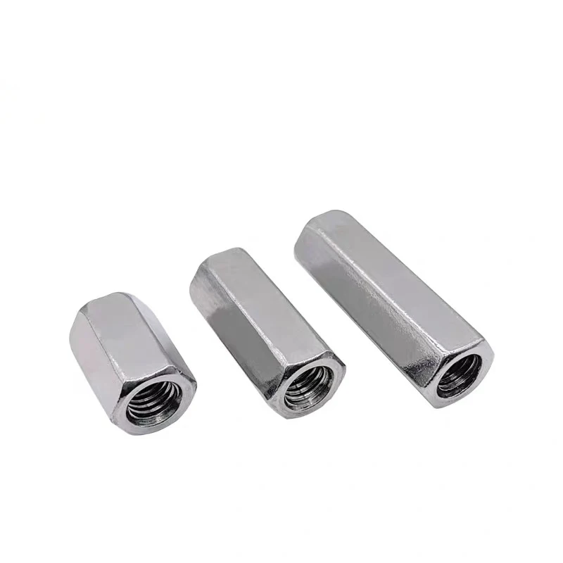 M10 Long Hex Nut High Quality Hexagon Head Long Nut Coupling Nut Din 6334 - Buy Long Hex Nut,Din ...