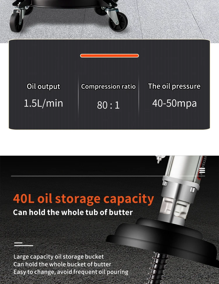 Pneumatic High Pressure Grease Pump - Reliable Performance