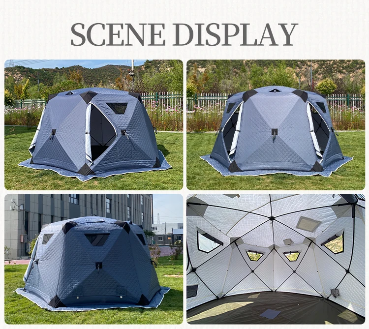 Custom Pop up Sauna Cube Tents for Outdoor Camping & Fishing