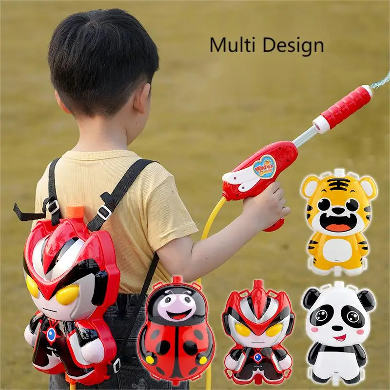 New Upgrade Big Capacity Kid Backpack Water Gun Toys Summer Toy Game ...