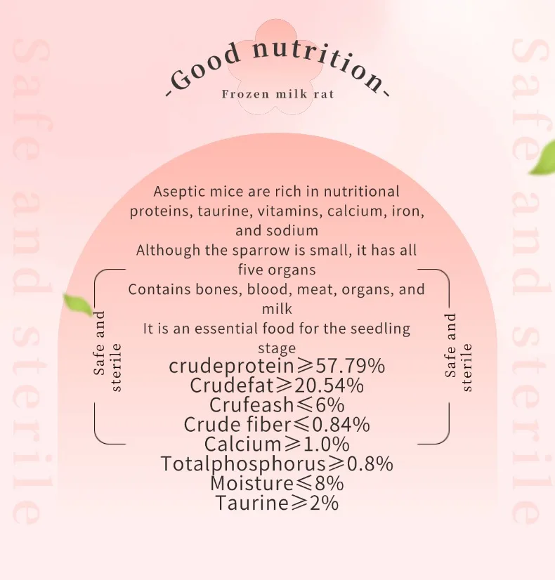 Frozen Fuzzy Mice Feed Snake Frozen Mice 20-24g Frozen Feeder Fuzzy ...