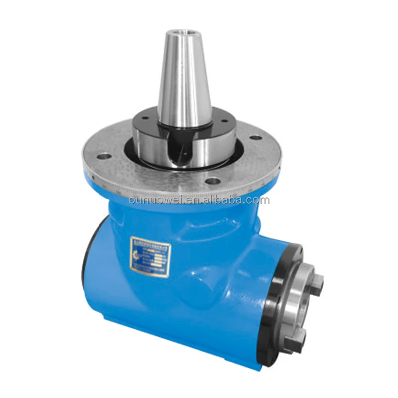 Heavy Duty Double Spindle Angle Milling Head - Deep Boring