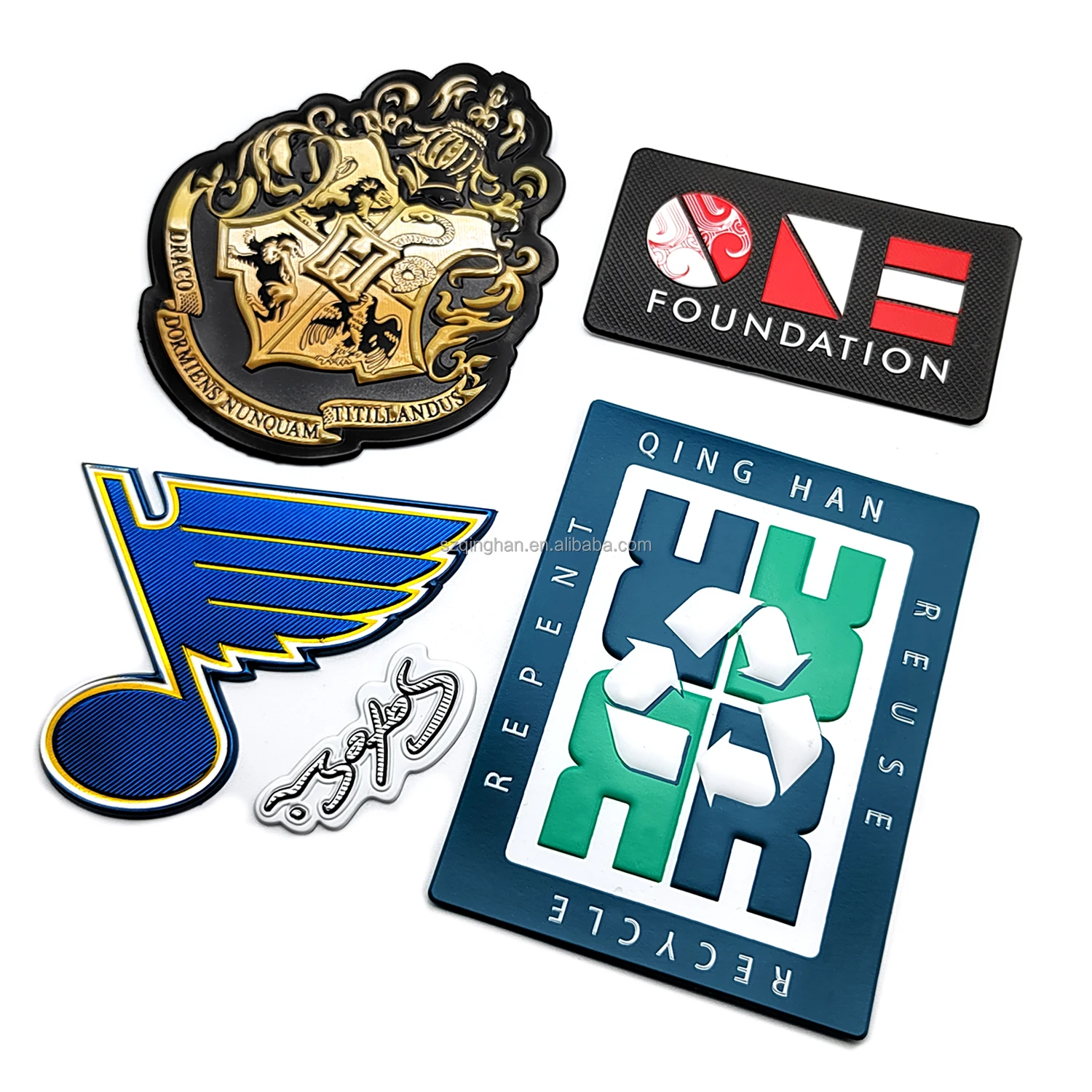 Wholesale High Quality Custom Rubber Badge Embossed 3d Tpu Badges - Buy ...