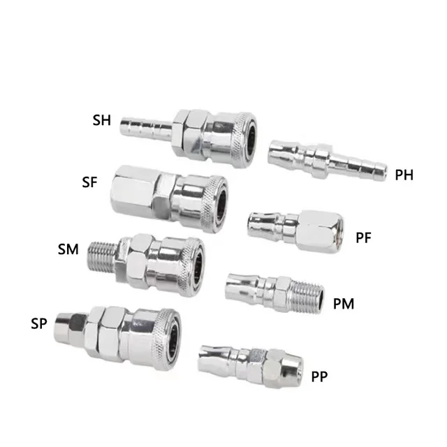 Pneumatic Couplings Self-locking Quick Couplings for air Compressor PH ...