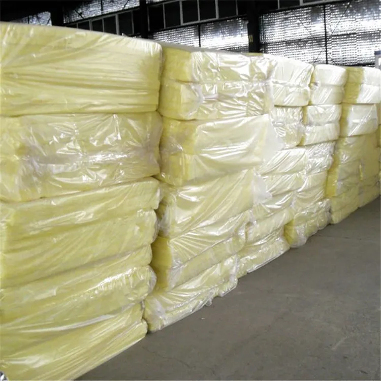 Acoustic 50mm 80kg/m3 Glass Wool Sound Insulation Fiberglass Wool ...