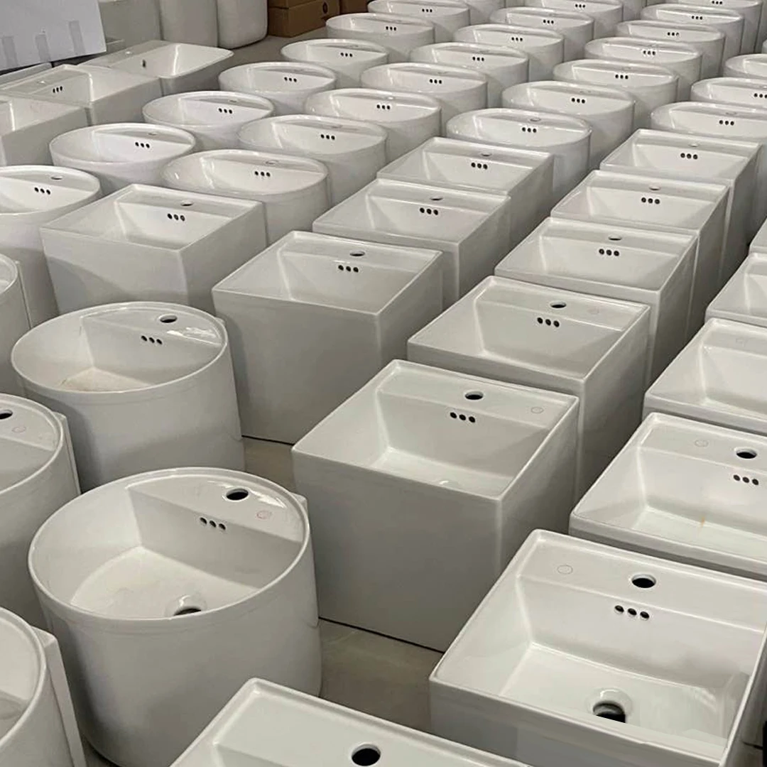 Floor Drain Sink New Art Basin Counter Top Two Sink Marble Meuble Portable Lavatory Design Bath ...