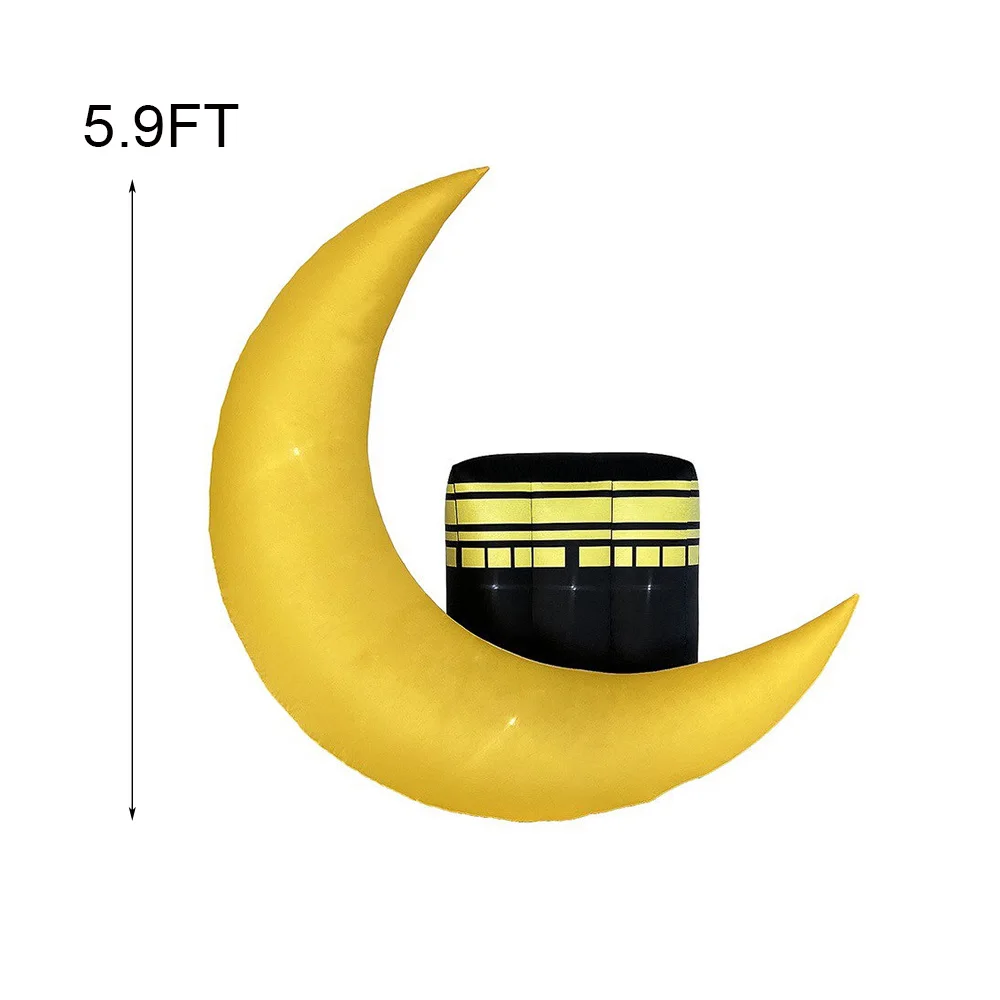 Ramadan Decoration Kaaba With Crescent Moon Inflatable Waterproof ...