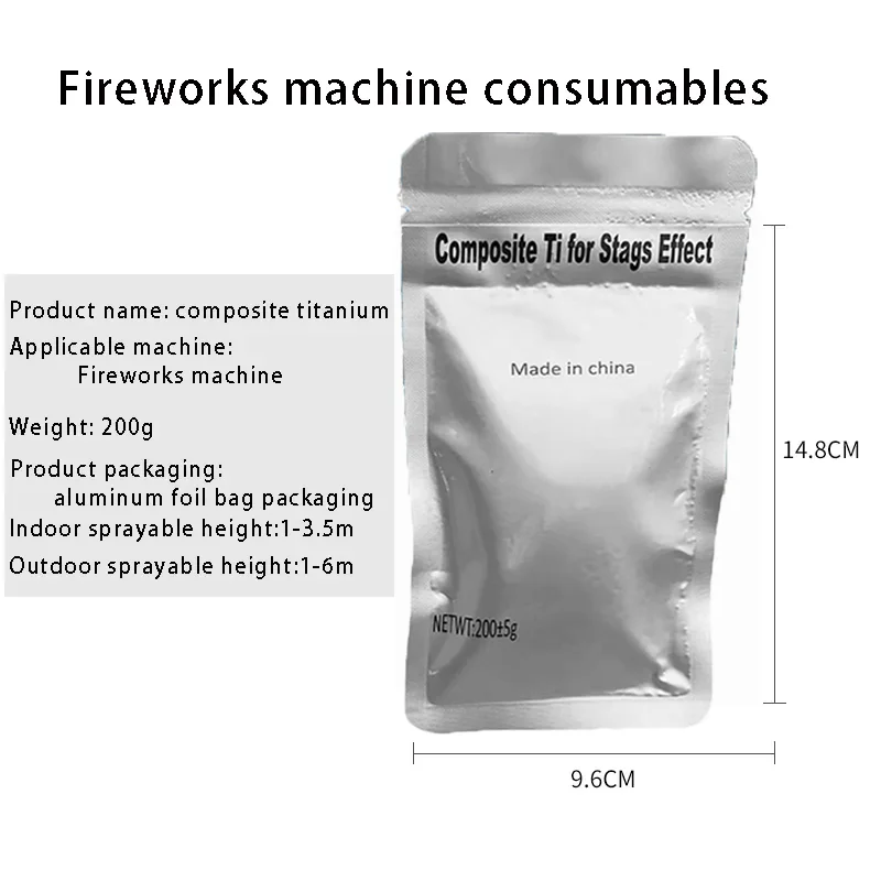 Msds Certification 200g/bags Titanium Metal Powder For Cold Spark ...