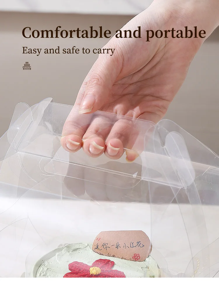 Transparent Box Web Celebrity Birthday Mini Cake Box 3/4/5/6 Inch ...