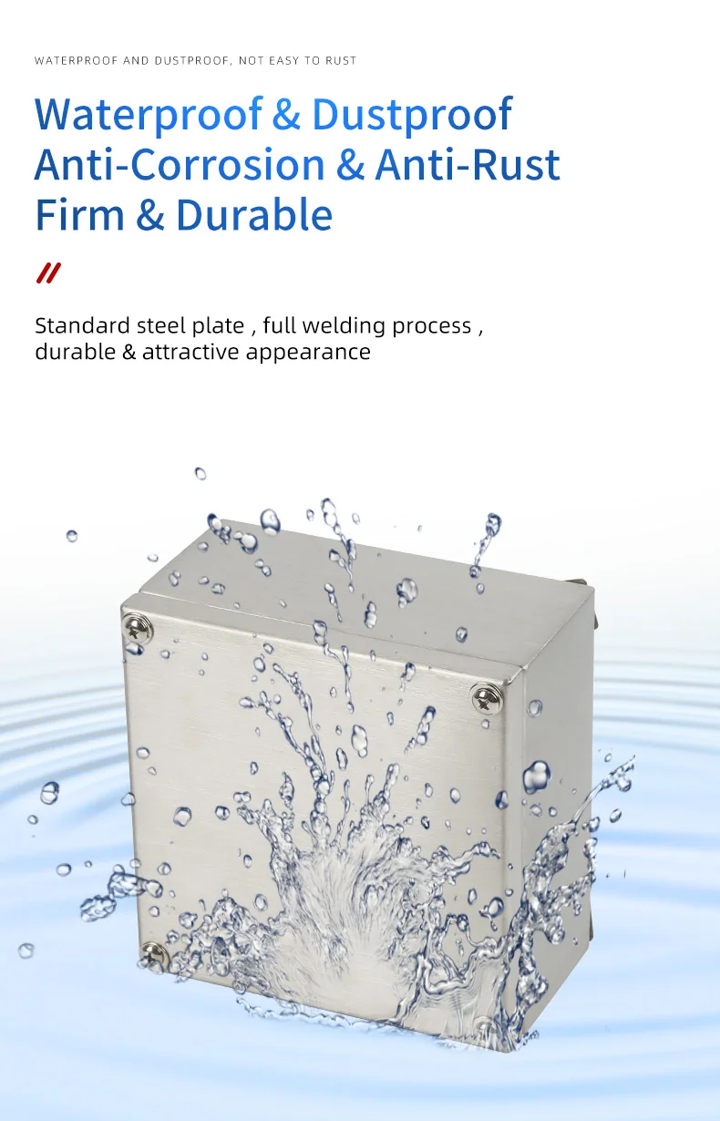 Saipwell Durable Waterproof Metal Junction Box With Inner Door ...