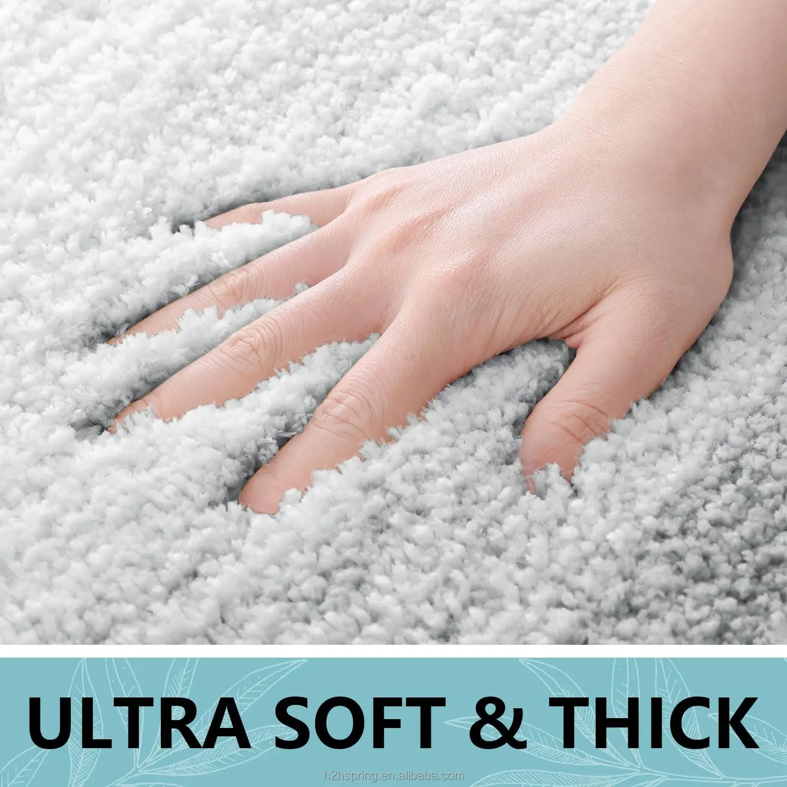 2026 New Ultra-fine Fiber Gradient Color Bathroom Water-absorbing Floor ...