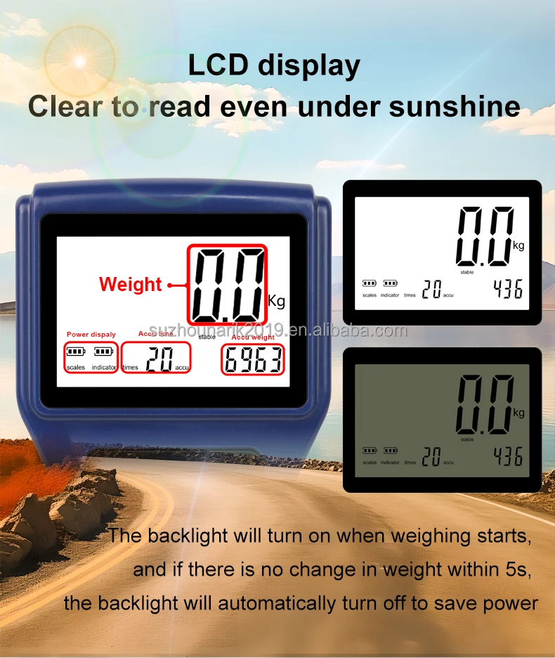 NVK Digital Crane Scale 500kg Industrial 1t Hanging Scale With Remote ...