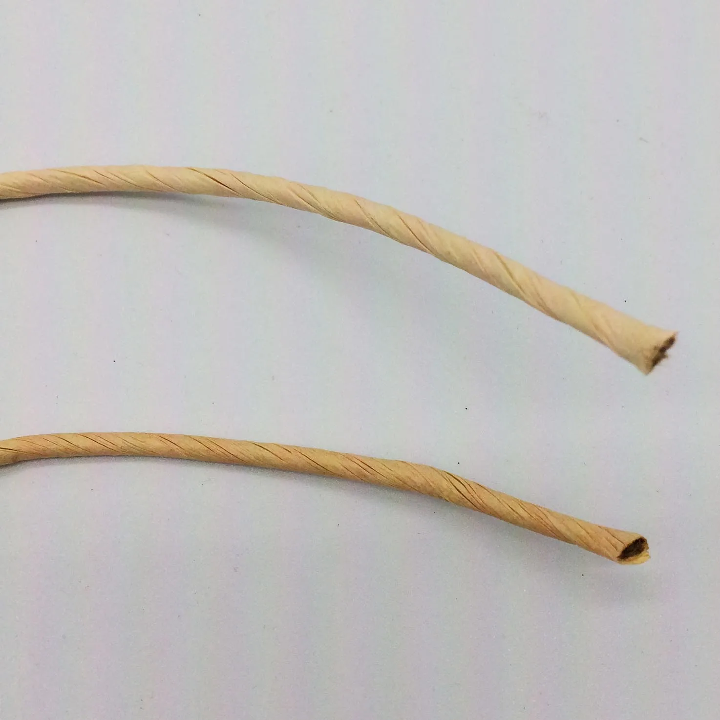 Brown Or Beige Color 3.5mm 3mm 1 Strand Twisted Paper Rope,Single Ply ...