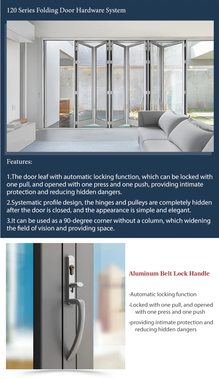 Folding Door Partition Aluminium Folding Exterior Doors - Buy Folding ...