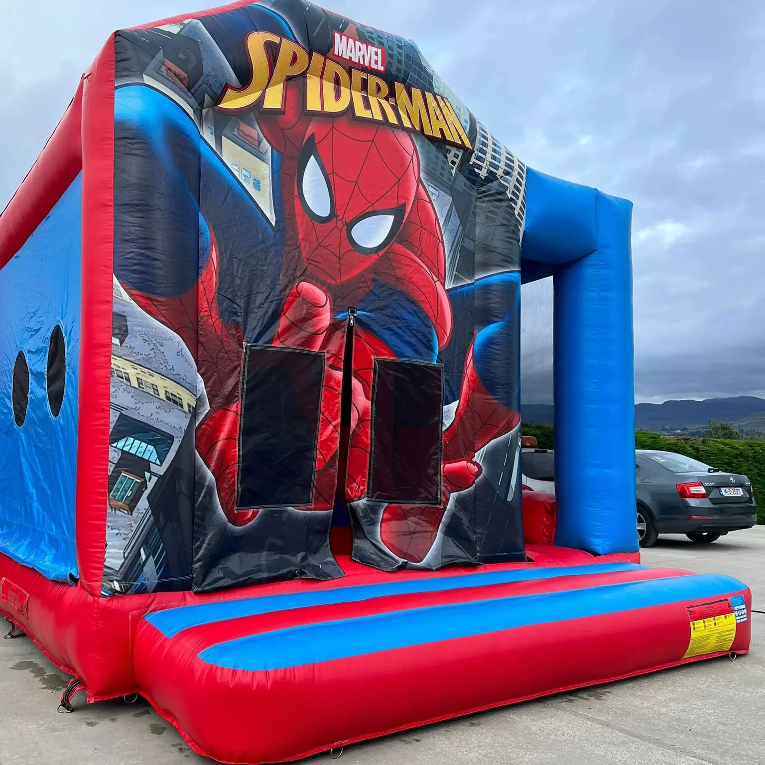 Inflatable Castle Spiderman Bouncy Castle Bounce House Fun Jumping ...