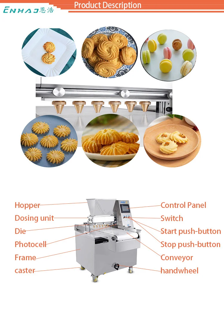 Commercial Fully Automatic Small Cupcake Fill Maker Cookie Depositor ...