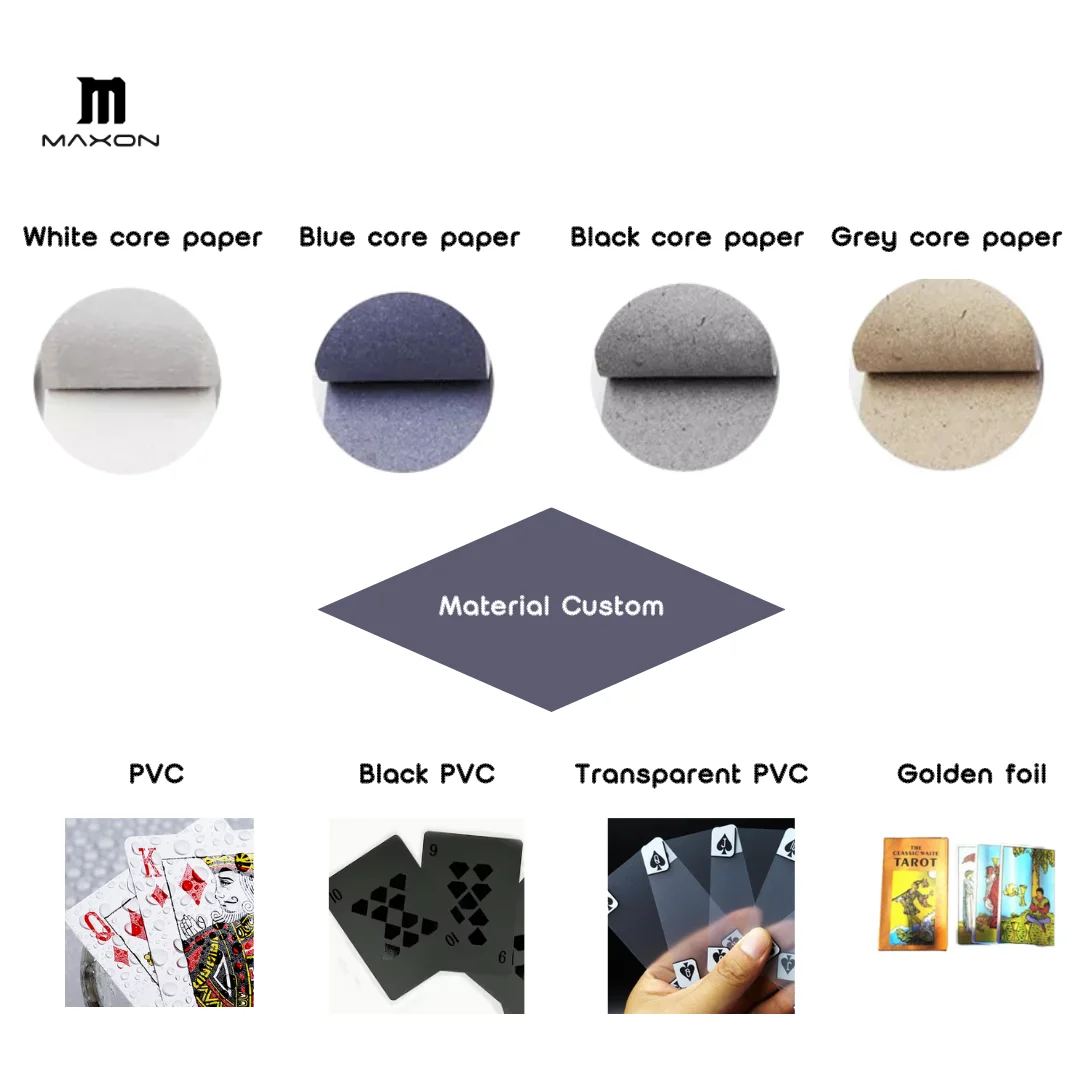 Custom Printing Oracle Gold Foil Deck High Quality Golden Edge Side ...