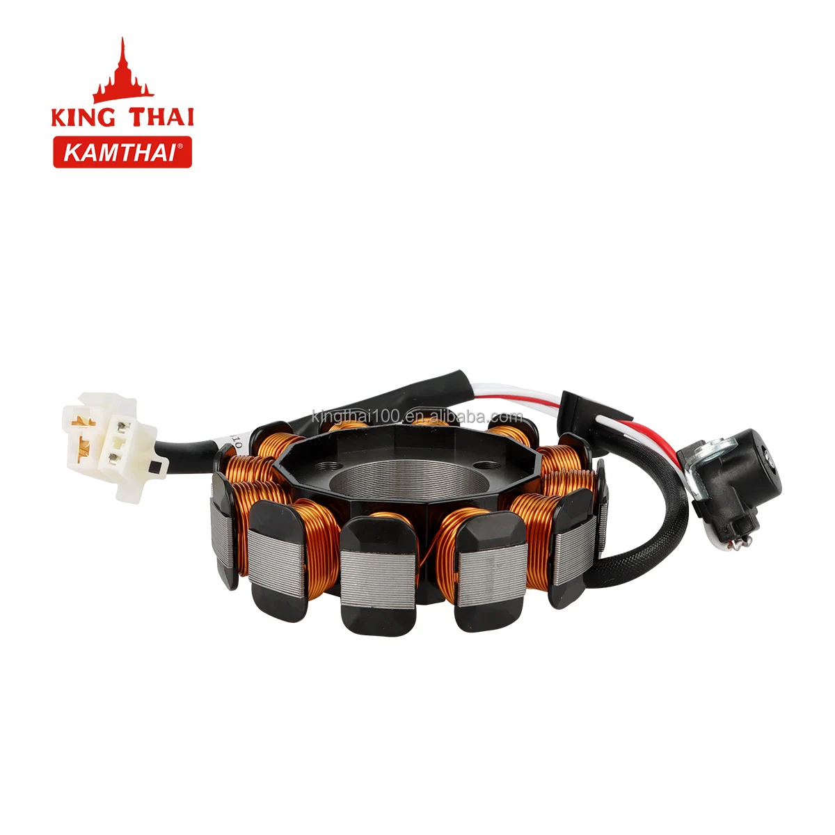 KAMTHAI Motorcycle Engine Parts Magneto Stator Coil 1FC-H1410 12 Poles ...