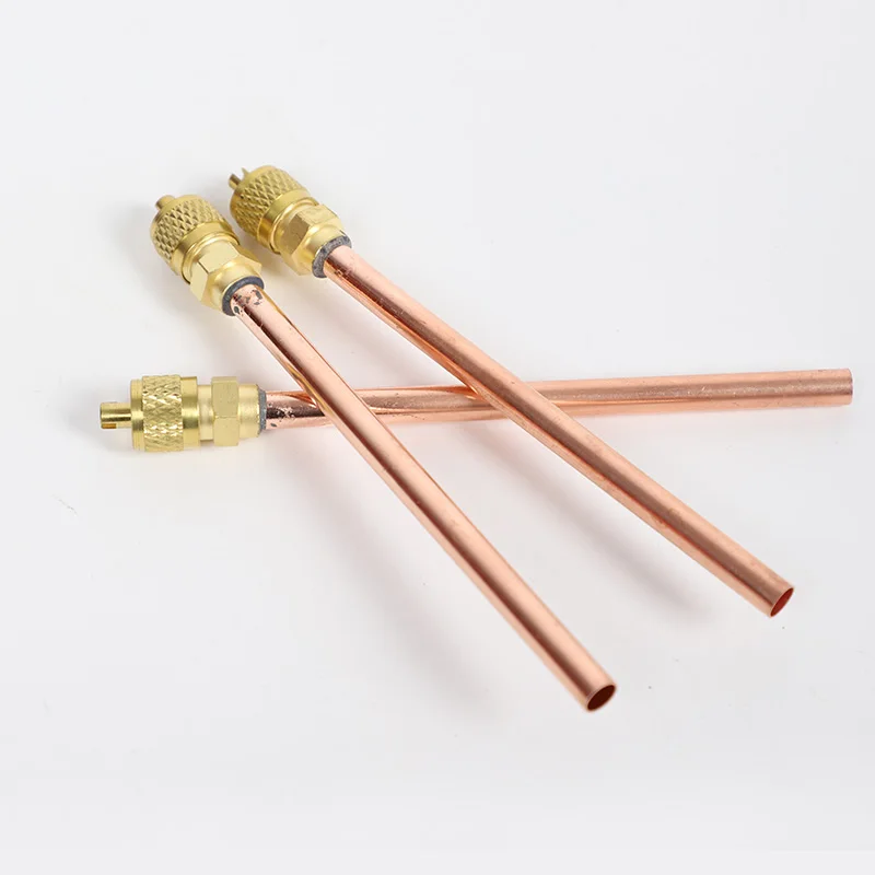 High Quality Air Conditioner Spare Parts 1/4" Brass Refrigerant Access ...