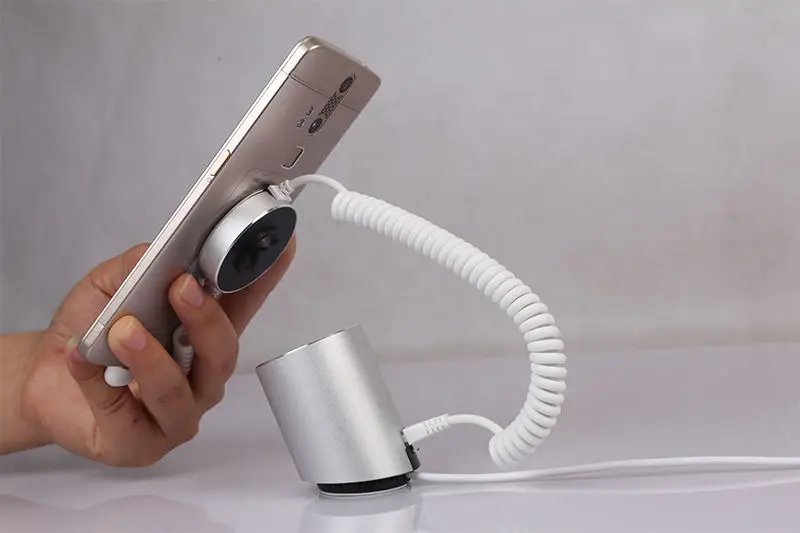 Mobile Phone Security Display Stand Cable Lock Violent Destroyed Alarm ...