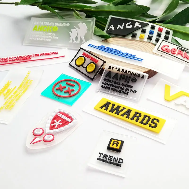 Custom Raised Rubber Logo PVC Patches - Durable & Versatile