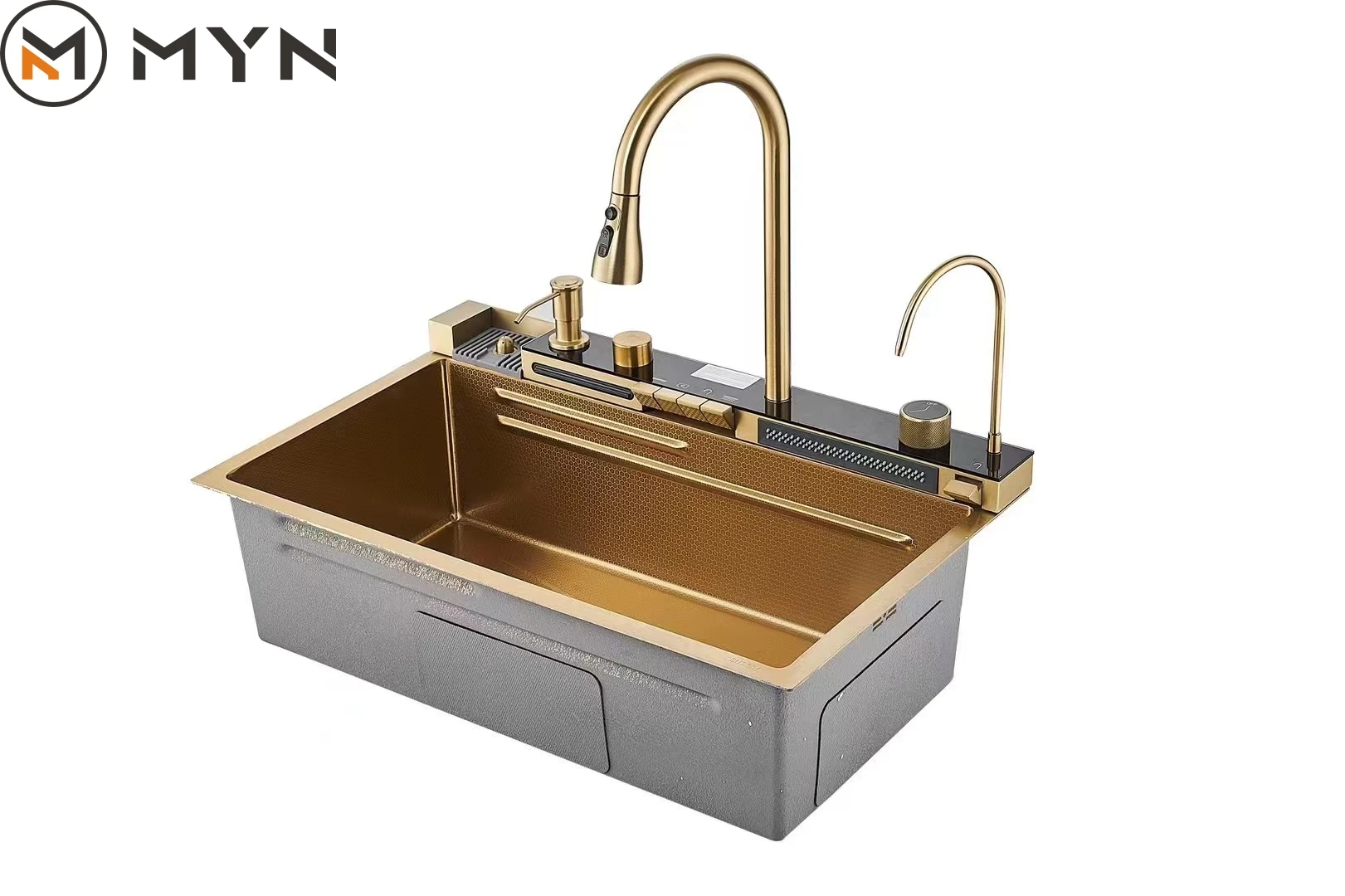 Ce Modern Popular Large Single Slot Multifunction Sink Anti-scratch Led ...