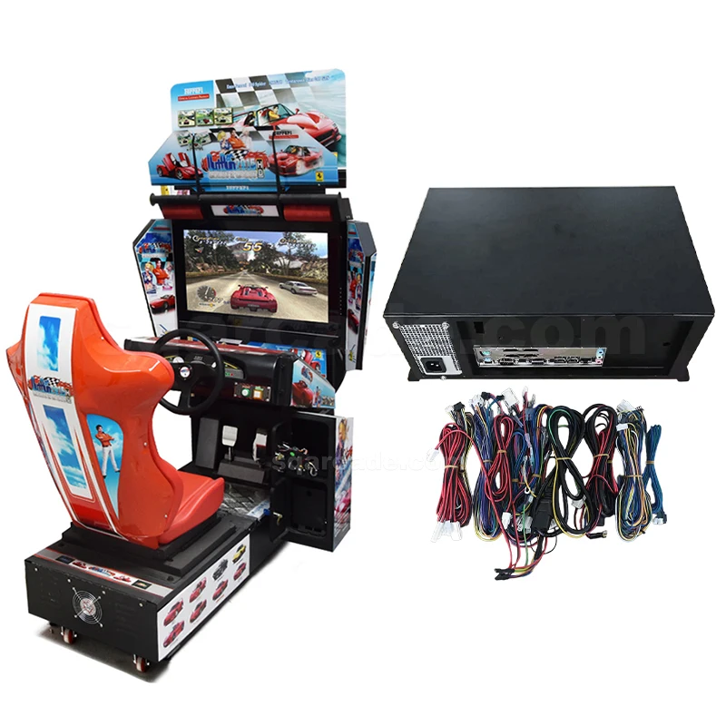 Indoor Amusement Center Coin Operated 32 LCD HD Outrun