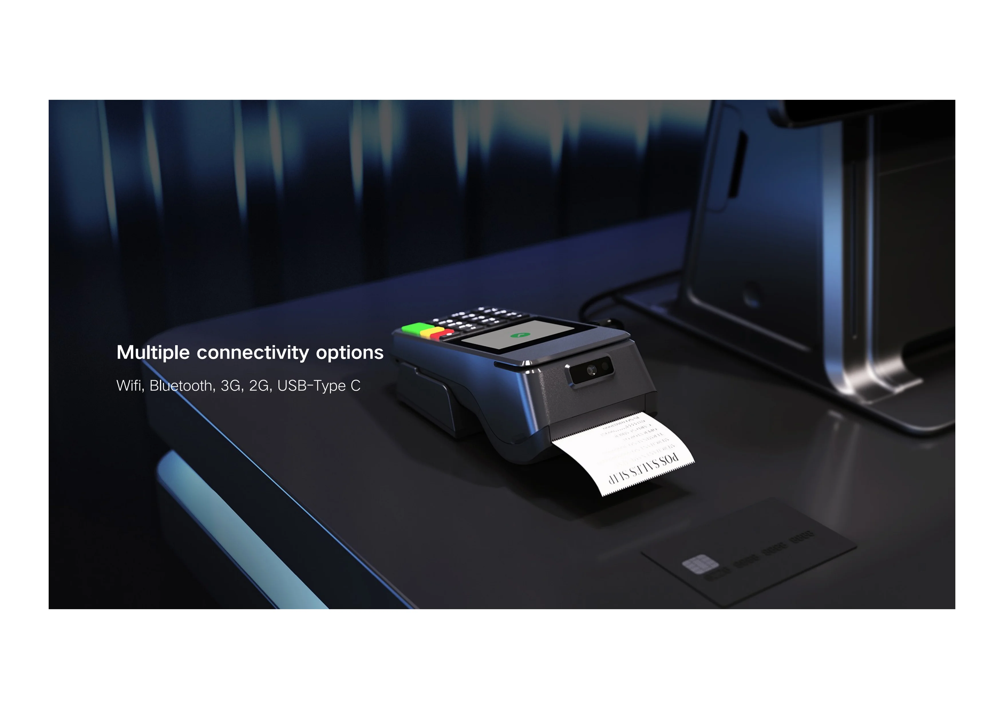 MP35P Portable POS Terminal - Android 5.1, NFC/Card Reader, Handheld with Printer & Barcode ...