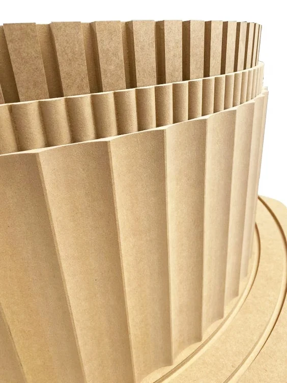 Source Textured MDF Flexible /curved /fluted Panels Building Materials ...