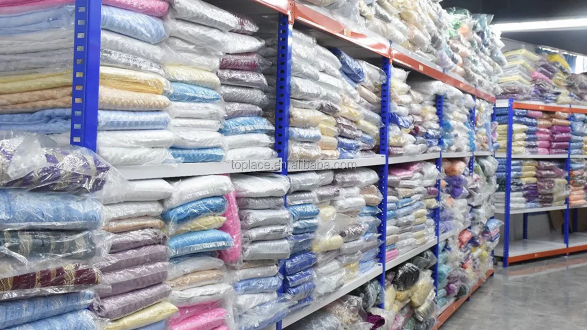 Standard Wholesale Price Sequins French Lace Fabric With Feather Shiny ...
