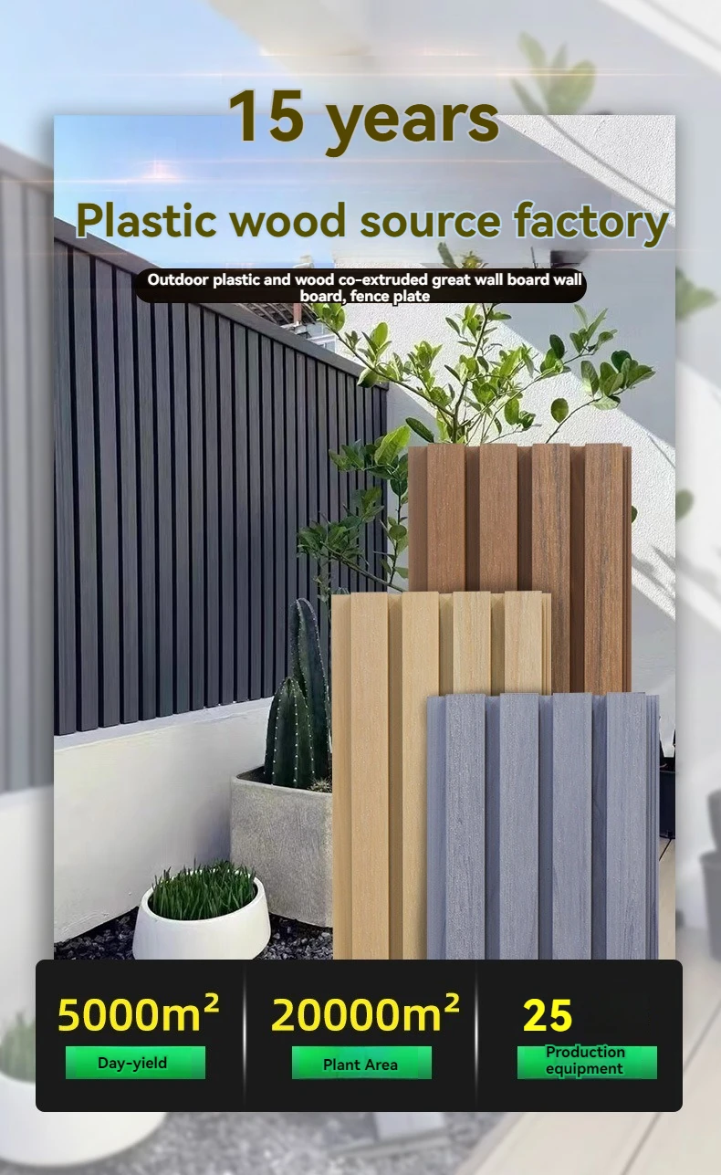 Outdoor Wall Panel WPC - Durable and Eco-Friendly Cladding