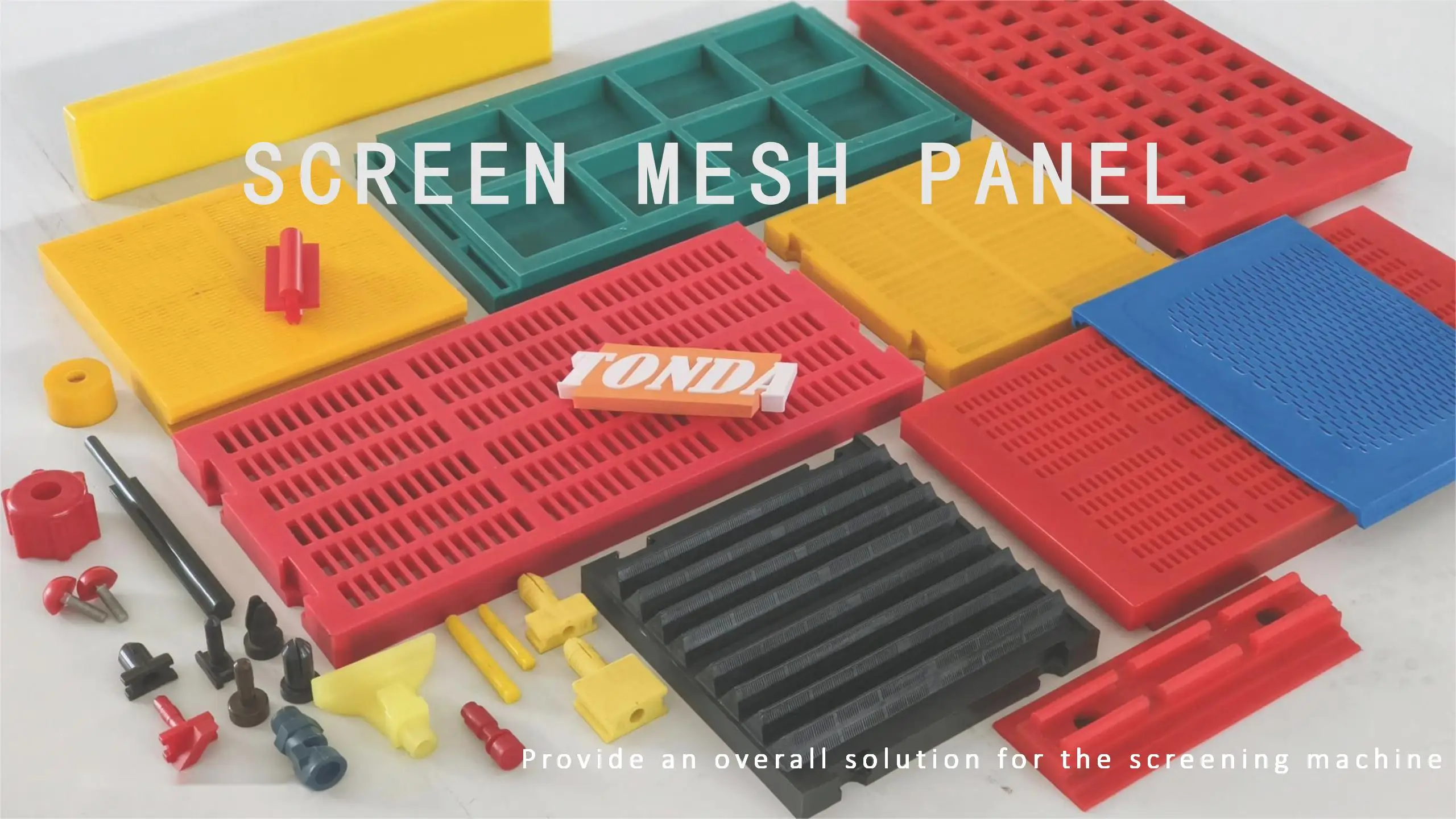 Long Size High Frequency Flip Flow Polyurethane Vibrating Screen Mesh ...