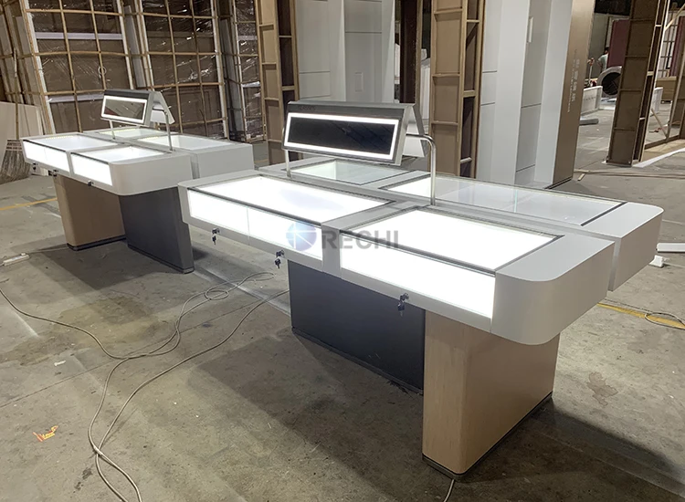 Rechi Custom Optical Store Display Fixture Design Sunglasses Shelf Shop Fitting Wood Display ...