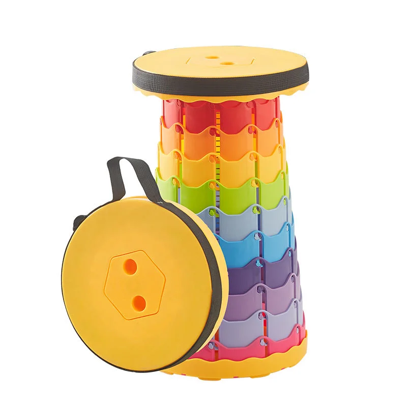 Folding Portable Telescopic Stool Plastic Collapsible Retractable Stool ... Folding Portable Telescopic Stool Plastic Collapsible Retractable Stool ...