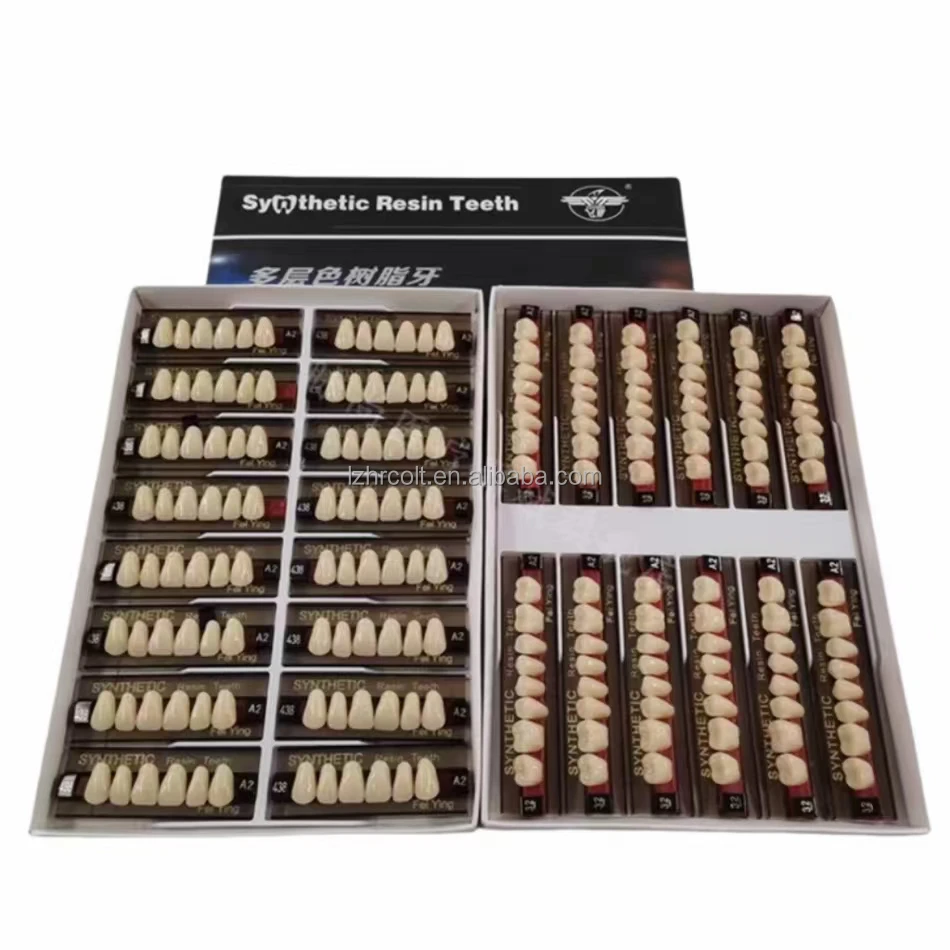 Dental Acrylic Resin Polymer Teeth denture anterior and posterior teeth ...