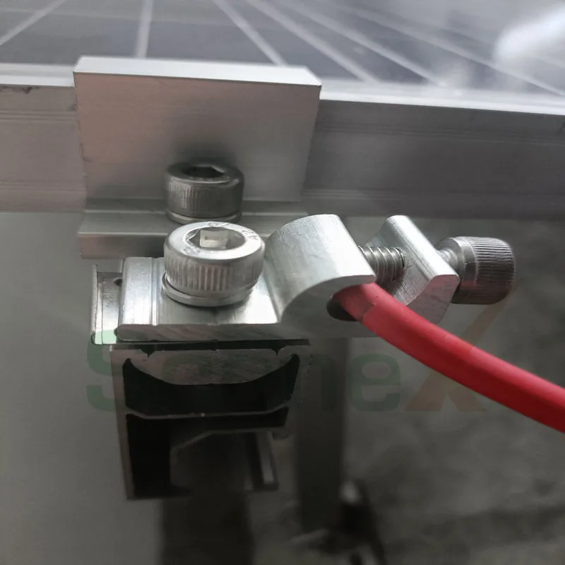 Aluminum Grounding Lugs Anti-thunder Ground Mounts For Solar Panel Kits ...