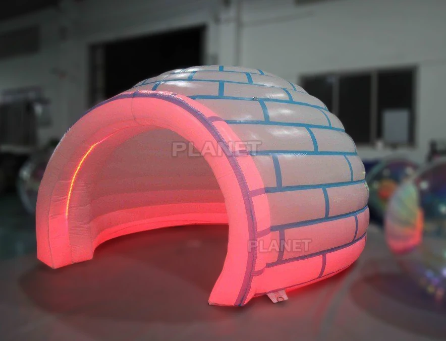 Small Led Lights Air Dome Inflatable Snow Igloo Dome Playhouse ...
