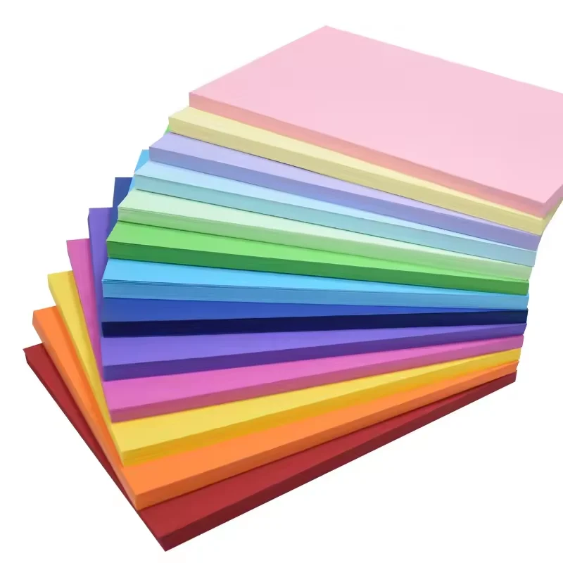 A4 Size Color Cardboard Color Copy Construction Paper Colored Card ...
