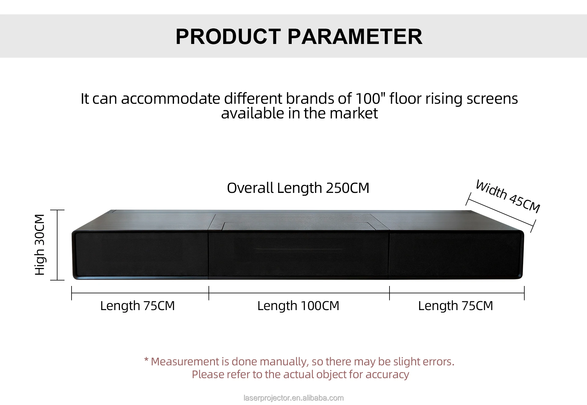 Oem Np Floor Rising Projector Screen Ultra Short Throw Ust Projector ...